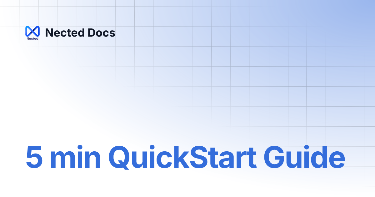 5 min QuickStart Guide | Nected Docs 5 min QuickStart Guide | Nected Docs