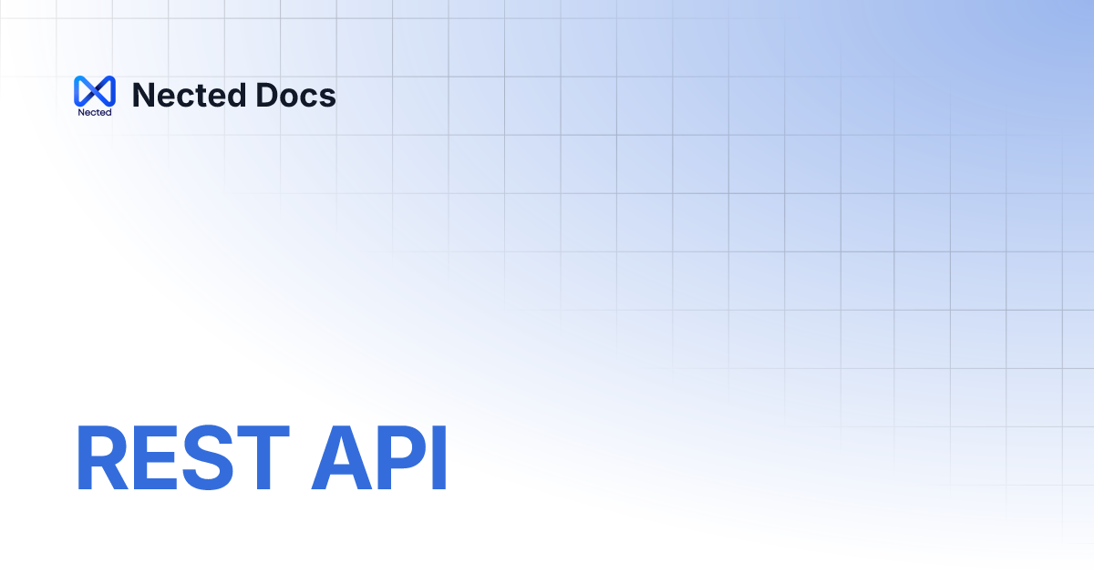 REST API | Nected Docs